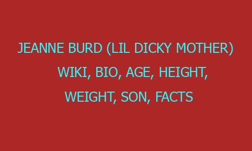 Jeanne Burd (Lil Dicky Mother) Wiki, Bio, Age, Height, Weight, Son ... Jeanne Burd (Lil Dicky Mother) Wiki, Bio, Age, Height, Weight, Son ...